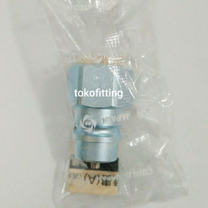 Jual [COD] Nitto Kohki 280 4P Quick Coupler 1/2 Inch Plug Hydraulic 5000 Psi Berkualitas ...
