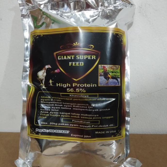 Jual GIANT SUPER FEED tinggi protein pakan ayam raksasa semua jenis ...