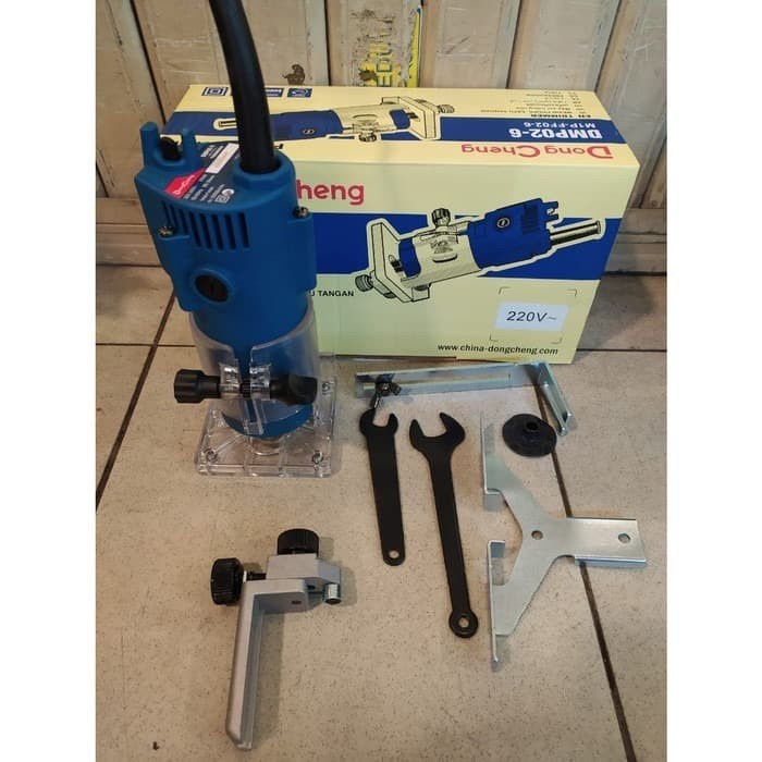 Jual New Dongcheng Dmp02-6 Mesin Profil Kayu 6 Mm Dmp 02-6 Trimmer 6Mm ...