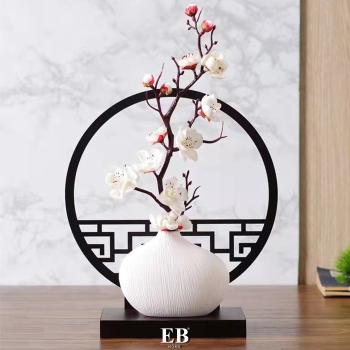 Jual New Ori Pajangan Meja Set / Vas Bunga / Oriental Vase Table 348/1 ...
