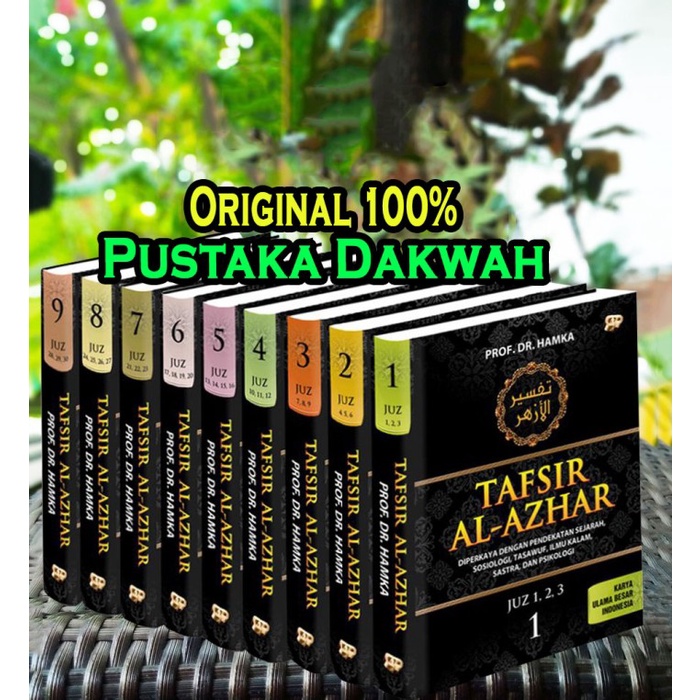 Jual Ready Tafsir Al Azhar Lengkap 1 Set 9 Jilid Prof. Dr. Hamka - Gema Insani Limited | Shopee ...
