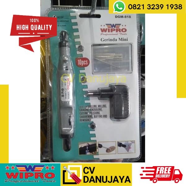 Jual GERINDA Listrik kecil electric mini grinder DGM-818 WIPRO | Shopee ...