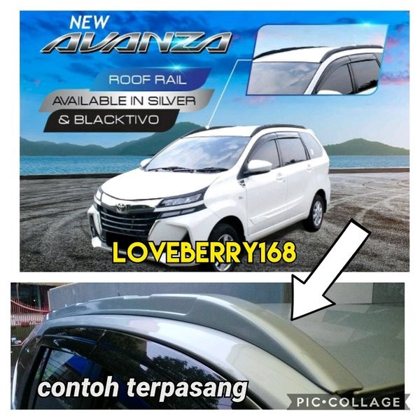 Jual Original Roof Rail Model Mobilio Rs Untuk All New Avanza Grand New ...