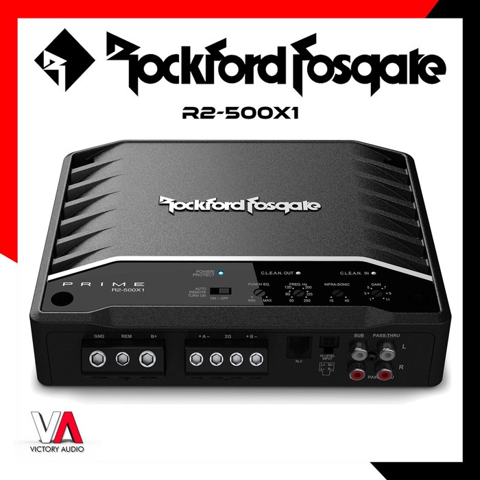 Jual POWER AMPLIFIER MONOBLOCK ROCKFORD FOSGATE R2-500X1 PRIME SERIES - ORI HARGA MURAHH ...