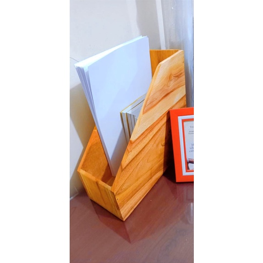 Jual For Sale Top Box File Kayu Mahoni Elegan Rak Tempat Kertas Kotak ...