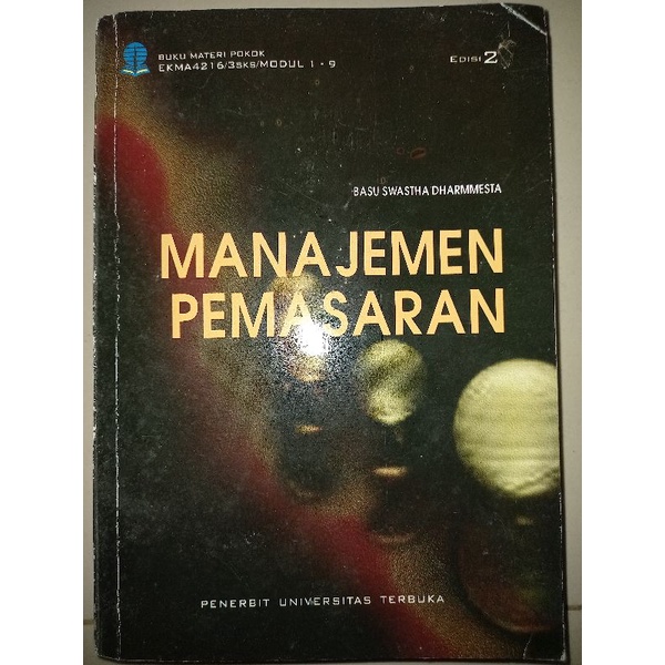 Jual Buku Modul UT Manajemen Pemasaran | EKMA4216 | Basu Swastha D ...
