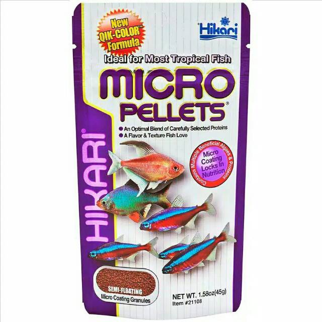 Jual Pelet Pakan Ikan Kecil Hikari Cro Pellets 45 Gram | Shopee Indonesia