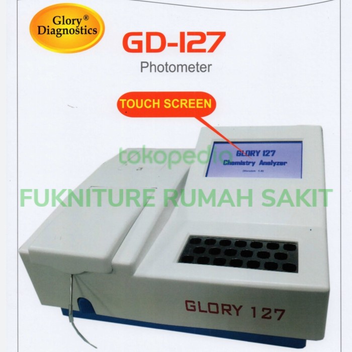Jual Original Photometer Kimia Darah Alat Fotometer Glory 127 Touch ...