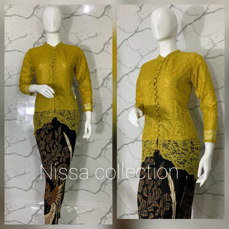 Jual Kebaya Bluse kancing/Kebaya wisuda/Kebaya modren/Kebaya lamaran ...