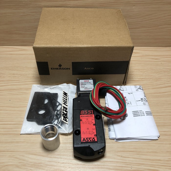 Jual [Original] Solenoid Valve Asco 8551A001Ms / 8551 Ac220V Terbatas ...