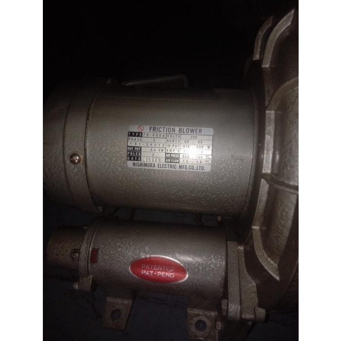 Jual [Original] Friction Blower Nishimura Fb 400A Limited | Shopee ...