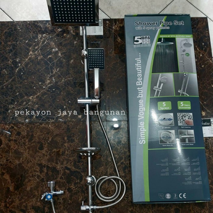 Jual [New Ori] Shower Tiang Set / Shower Tiang Komplite Kran Cabang Terbatas | Shopee Indonesia