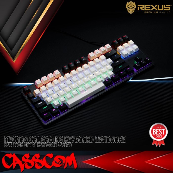 Jual Rexus Keyboard Gaming Mechanical Legionare MX5.2 TKL | Shopee Indonesia