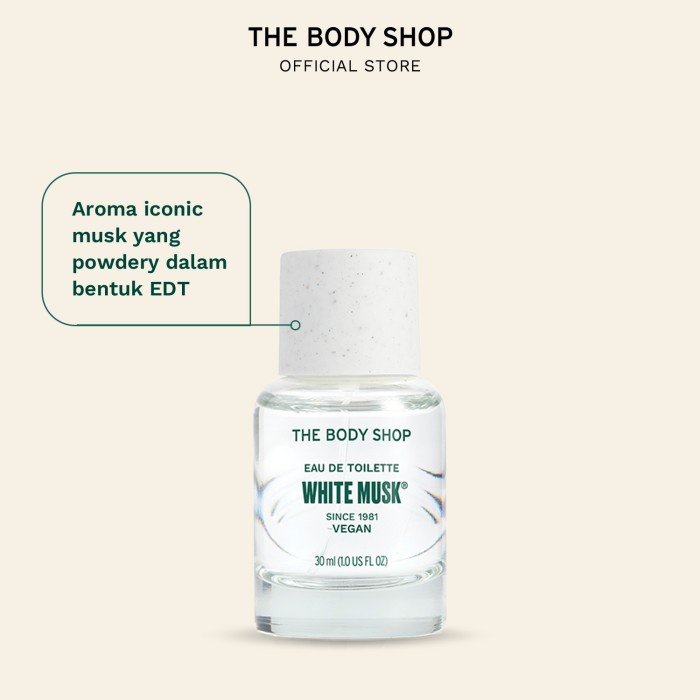 Jual The Body Shop White Musk® Eau De Toilette EDT 30ml | Shopee Indonesia