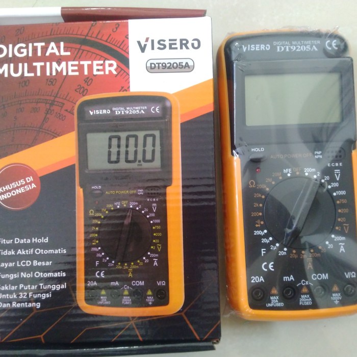Jual Digital Multimeter Multitester AVO meter Avometer 9205A Big ...