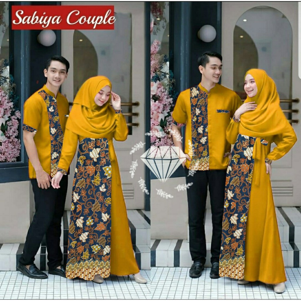 Jual [EXCLUSIVE] MODEL TERKINI CP MAXI SABIYA BATIK / COUPLE BATIK SABIYA / CP COUPLE SABIYA ...
