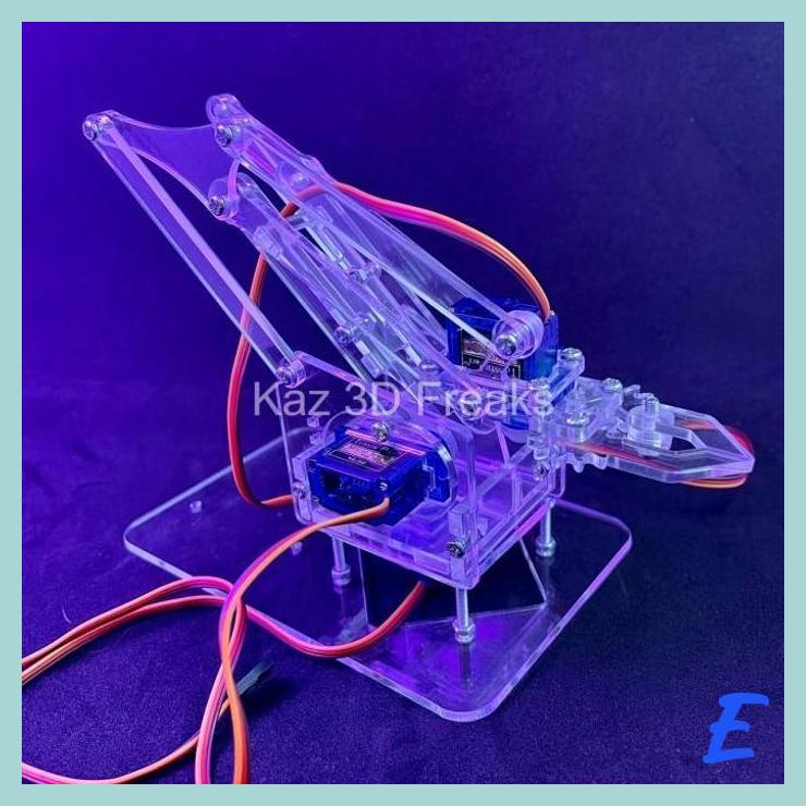 Jual | KZF | KIT ARM ROBOT 4DOF LENGAN GRIPPER RC + SERVO ARDUINO SG90 ...