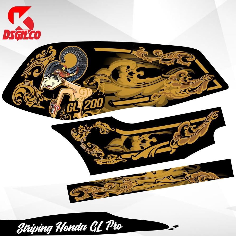 Jual PREMIUM STRIPING STICKER GL PRO ARJUNA GL MAX WAYANG VIRAL ...