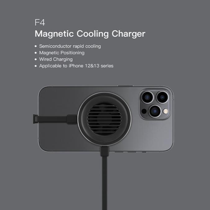 Jual KIIP F4 Magnetic Fan Cooler iPhone Gamepad Holder Magsafe Cooling ...
