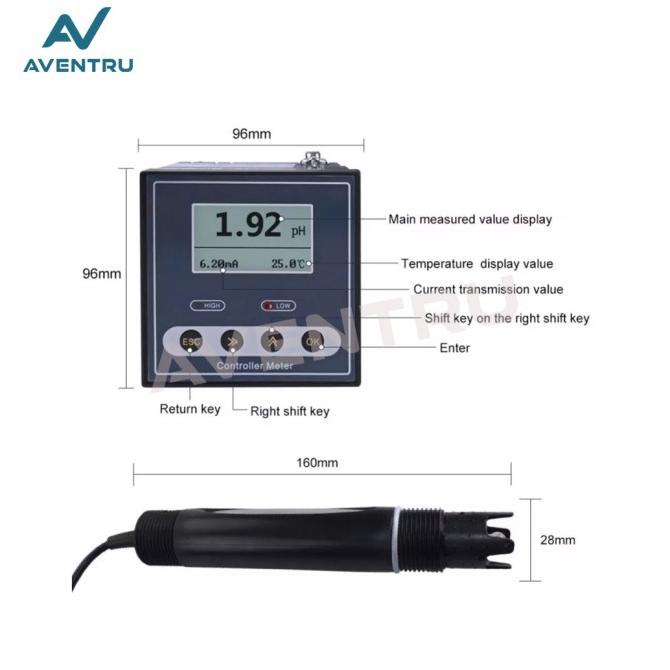 Jual Online Industrial Ph Controller Orp Meter Monitor Digital 0.02Ph 1Mv | Shopee Indonesia