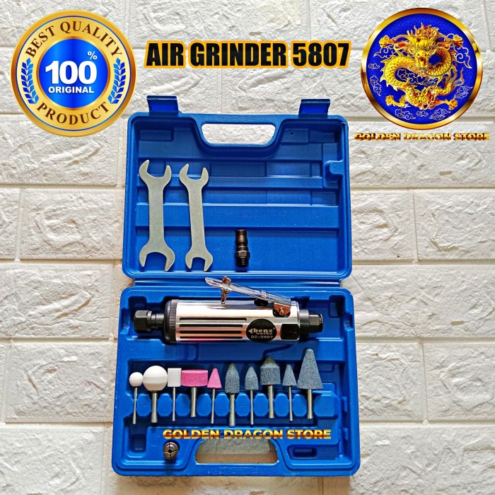 Jual Gurinda Angin Full Kit / Air Die Grinder 6 mm Set + BATU | Shopee ...
