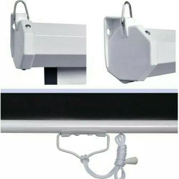 Jual Screen /Layar Proyektor Gantung 84" (213Cm X 213Cm) | Shopee Indonesia