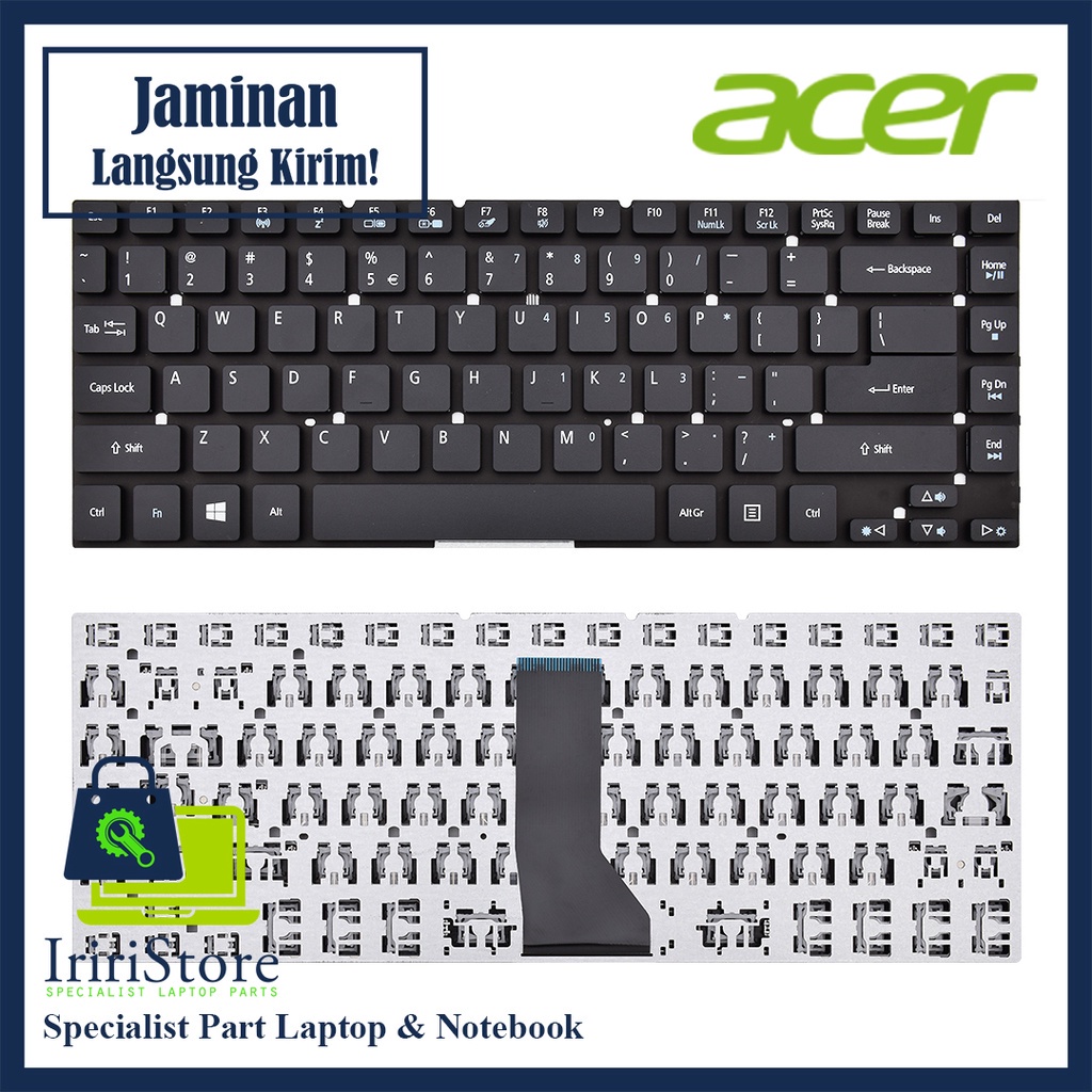 Jual Keyboard Laptop Acer Aspire ES14 ES1-411 ES1-431 ES1-431G ES1-511 ...