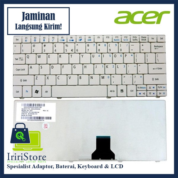 Jual Keyboard Laptop Acer Aspire one AO-ZA3, AO-ZA5 FERRARI ONE 200 ...
