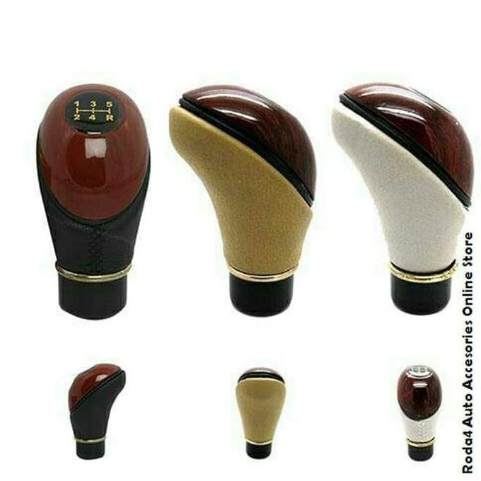 Jual Baru Gear Shift Knob Handle Perseneling Manual Sport R Motif Kayu ...