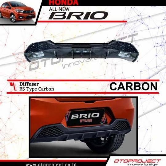 Jual Diffuser Skidplate Rs Style New Brio Otoproject Bodykit Carbon ...