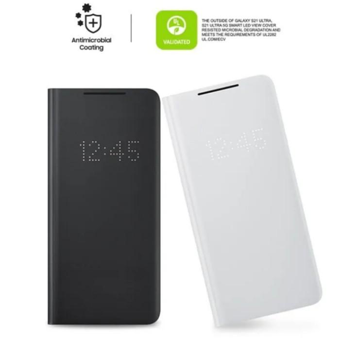 Jual Samsung Galaxy S21 Ultra 5G Plus Original Led View Flip Cover ...