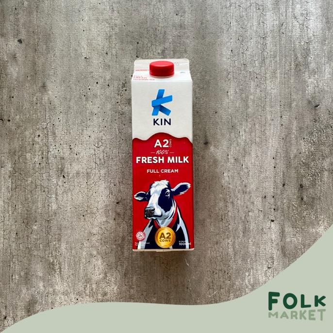 Jual ~^~^~^] Susu KIN Dairy Fresh Pasteurisasi Full Cream Milk 1l - Susu Sapi Murni | Shopee ...