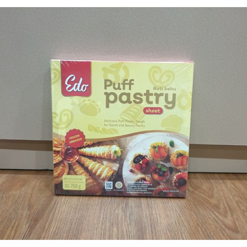 Jual Edo Puff Pastry Sheet Kulit Pastry Zuppa Frozen Siap Pakai 750 Gr ...