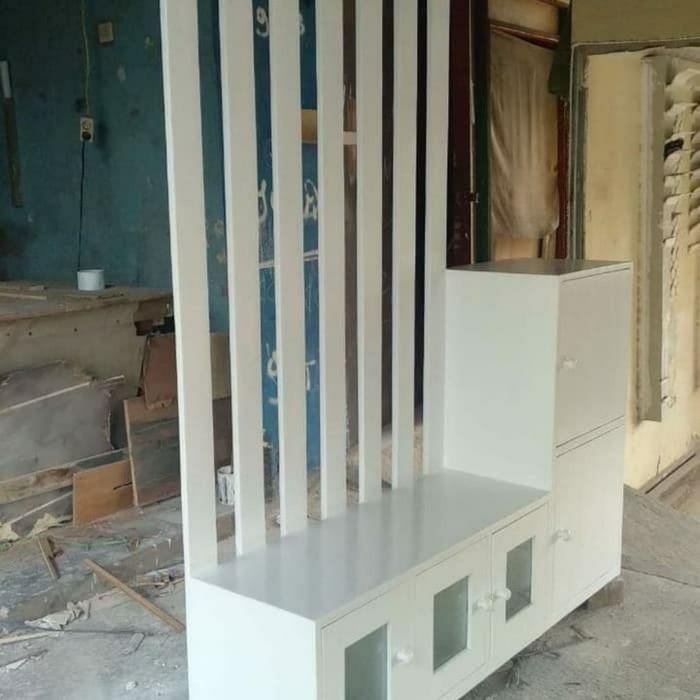 Jual PEMBATAS RUANGAN LEMARI RAK MEJA BUFET PARTISI FINISHING DUCO ...