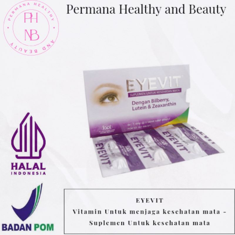 Jual EYEVIT - Eyevit Vitamin Mata - Eyevit 1 Strip | Shopee Indonesia