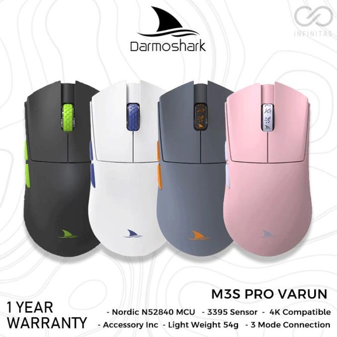 Jual Darmoshark M3S Pro 4K Varun Wireless Ultra Light Ambi Gaming Mouse | Shopee Indonesia