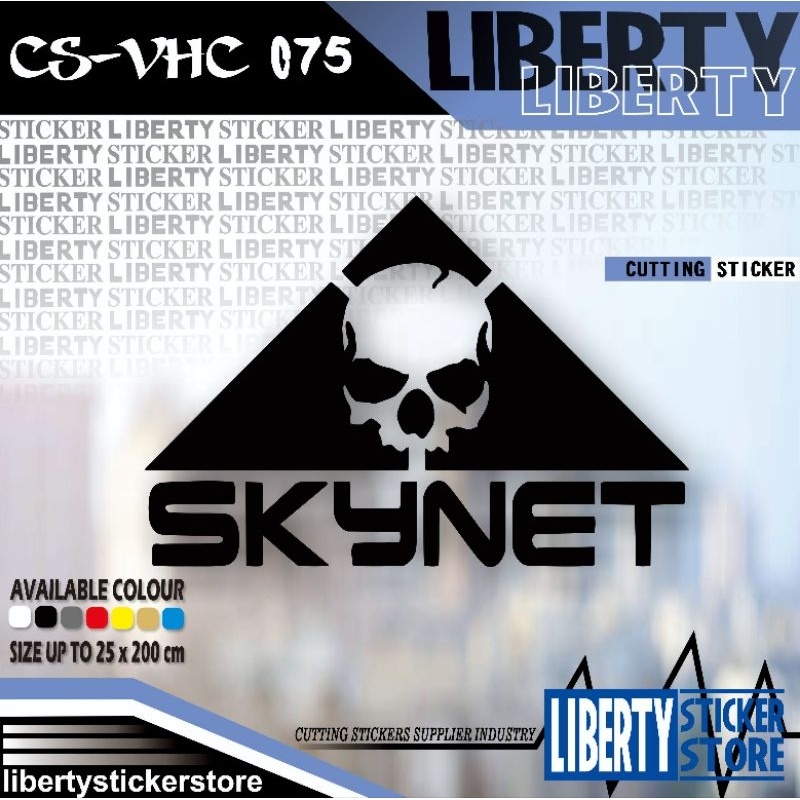 Jual cutting sticker skynet terminator | cutting stiker skynet ...