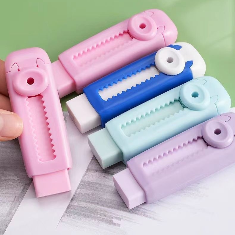 Jual SMS Penghapus Pensil Dorong Warna Pastel Penghapus Mekanik Lucu ...