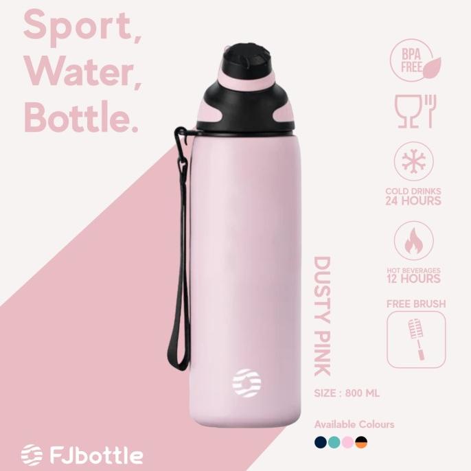 Jual FJbottle - Botol Minum Olahraga Anti Panas dan Dingin 800ML ...