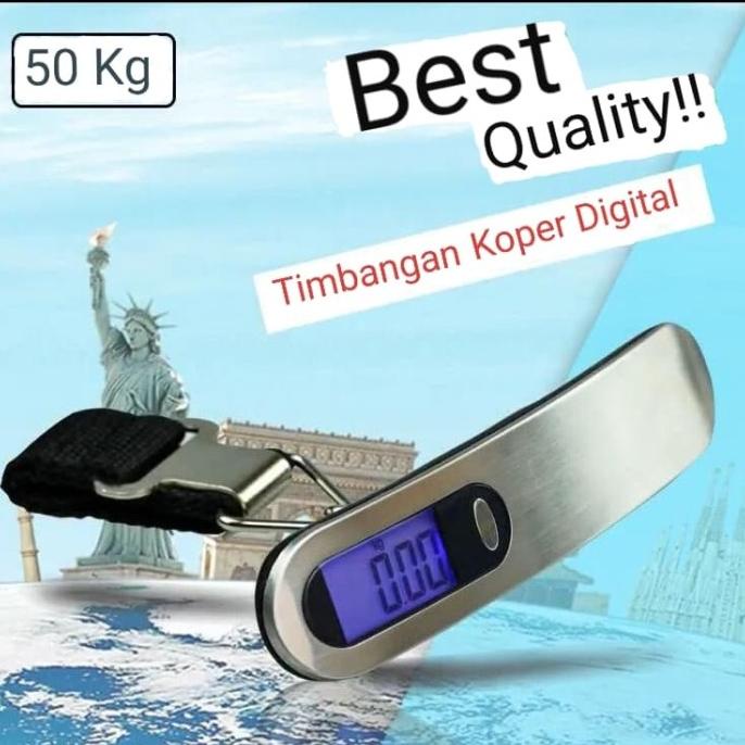 Jual Timbangan Koper Digital 50Kg / Travel Luggage Scale 001 | Shopee ...