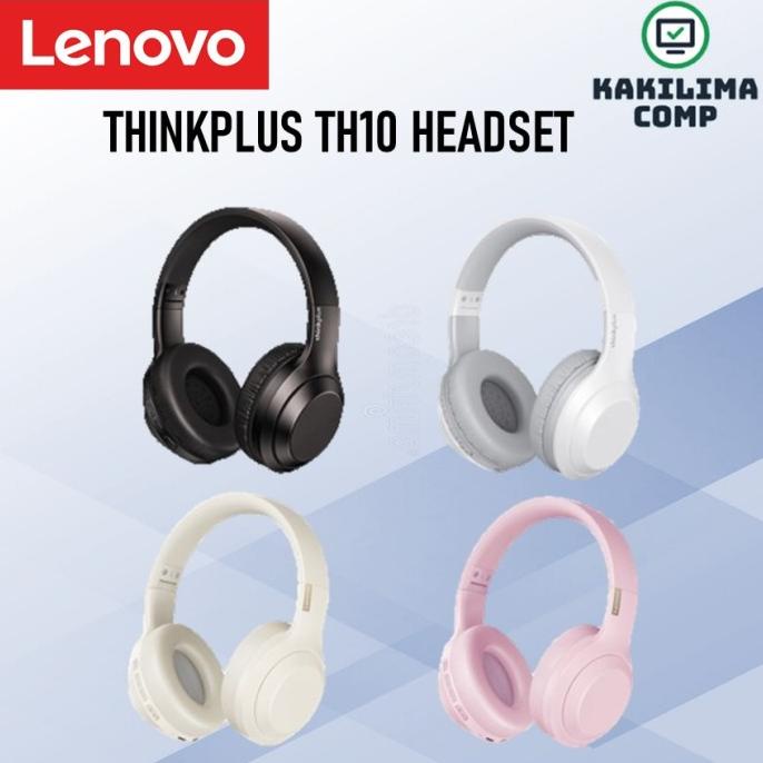 Jual HEADSET LENOVO THINKPLUS TH10 BLUEOOTH 5.0 HEADPHONE MIC | Shopee ...