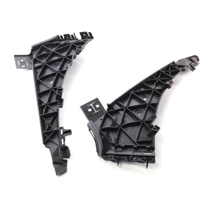 Jual BLACK LEFT/RIGHT FRONT BUMPER GRILL BRACKET 4L0807283B 4L0807284B ...