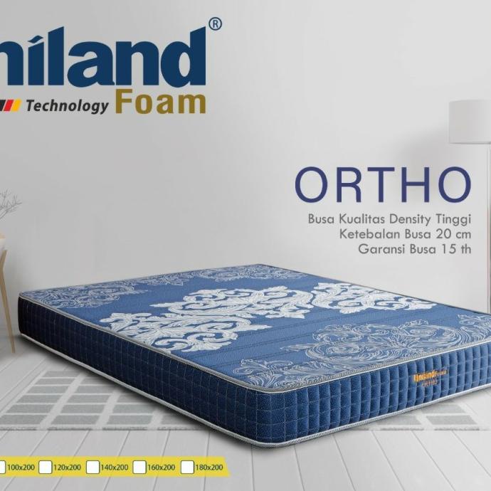 Jual Kasur Uniland Ortho 90x200 Cm Tebal 20 Cm Orthopedic Kasur FIRM ...