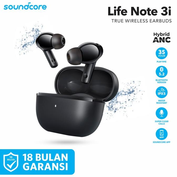 Jual Earphone Tws Anker Soundcore Life Note 3I Anc A3983 Terbaik ...