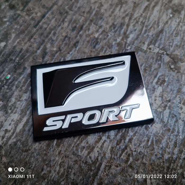 Jual Satu Buah Emblem F Sport Warna Black Super Copy Seperti Punya ...
