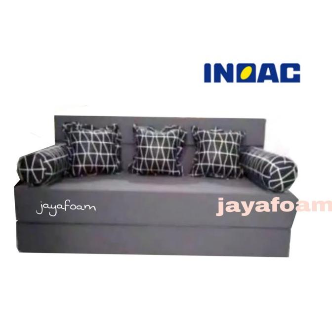 Jual sofa bed/sofabed inoac ukuran 200x160x20 | Shopee Indonesia