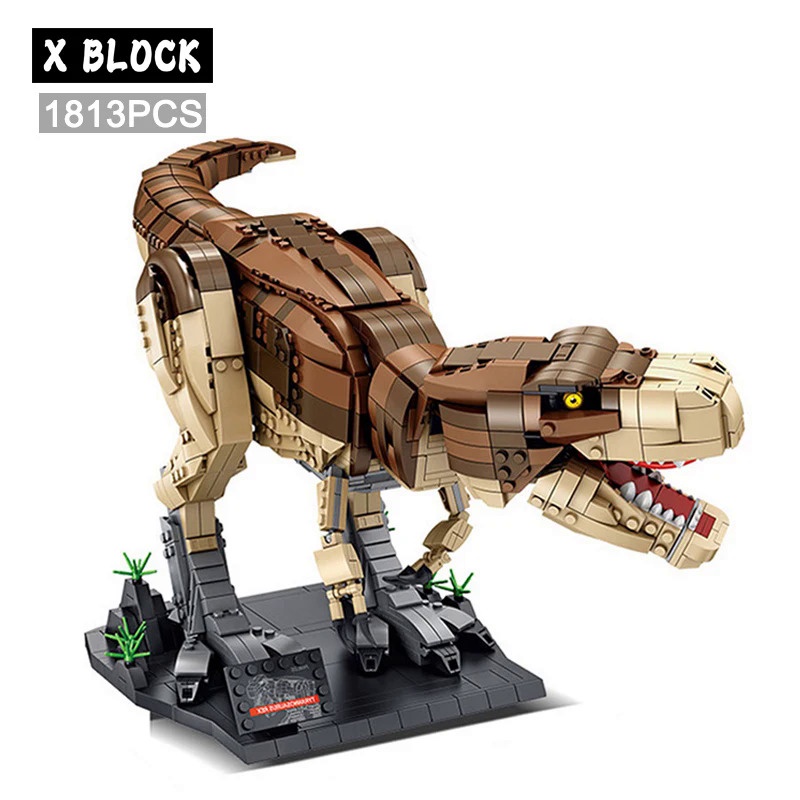 Jual Jurassic Park Dinosaur World Building Blocks Large Tyrannosaurus ...