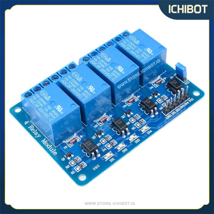 Jual 4 Channel Relay Module 5V | Shopee Indonesia