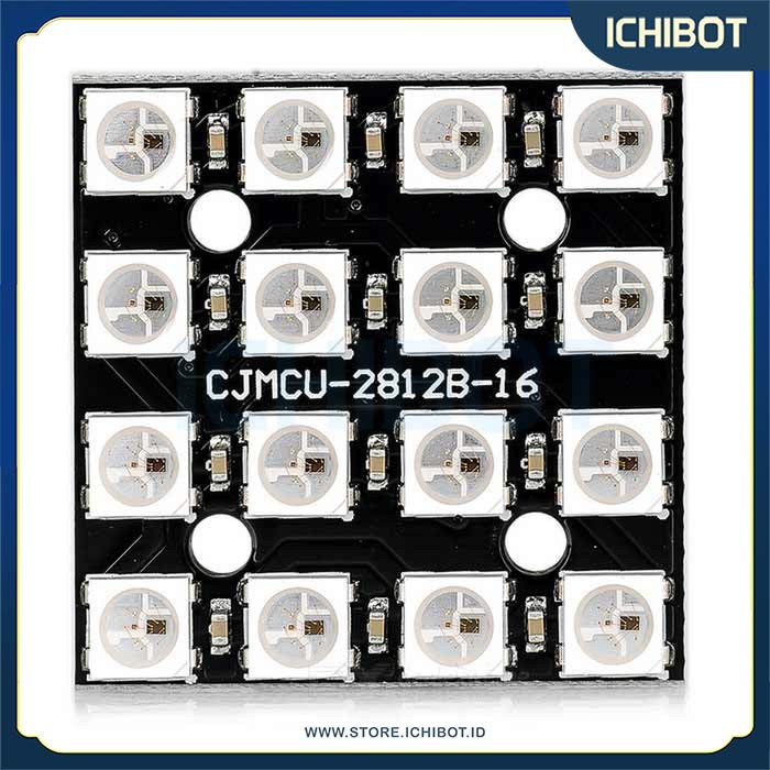Jual WS2812B 4*4 bit RGB LED Full Color Driver 16 bit | Shopee Indonesia