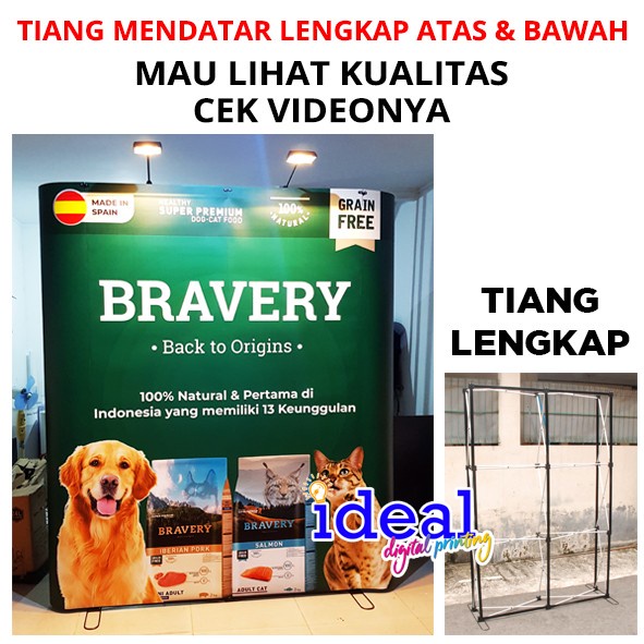 Jual Backwall, Backdrop Pameran, Backdrop modul 3x2 Lurus / Lengkung ...